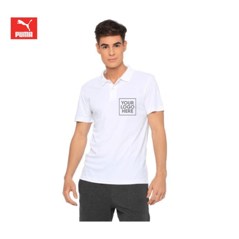 Custom Puma Polo T-Shirt- Logo Embroidery | Polo T-shirt