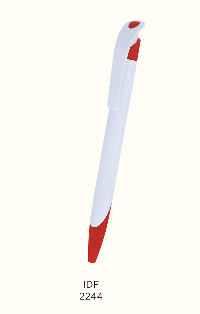 White Tiktok Promotional Plastic Ballpoint Pen Merch Story